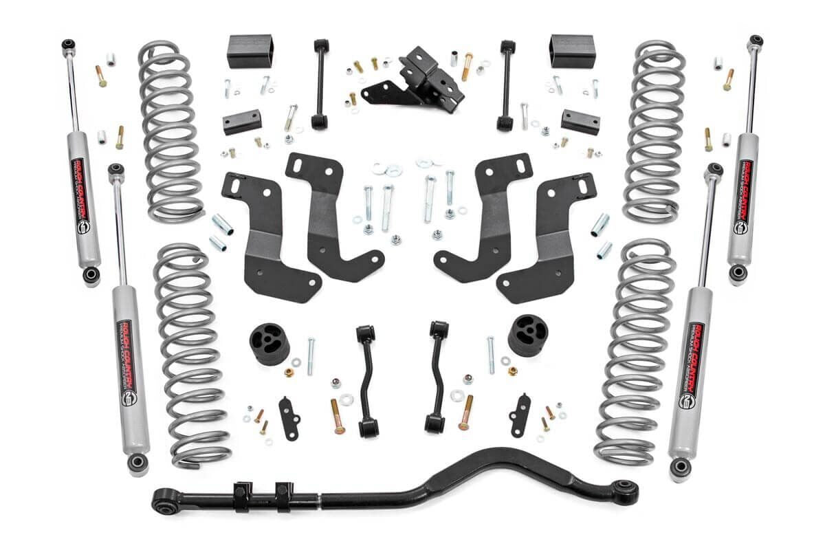 Rough Country Bolt On 3.5" Lift Kit for 2024 Jeep Wrangler JL 4XE - Re ...