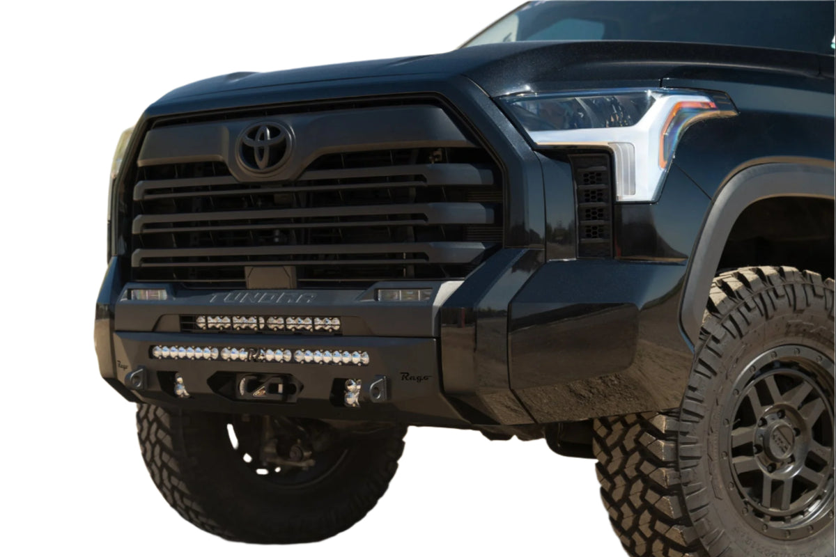 Rago Fabrication Center Mount Winch Front Bumper 22-26 Toyota Tundra ...