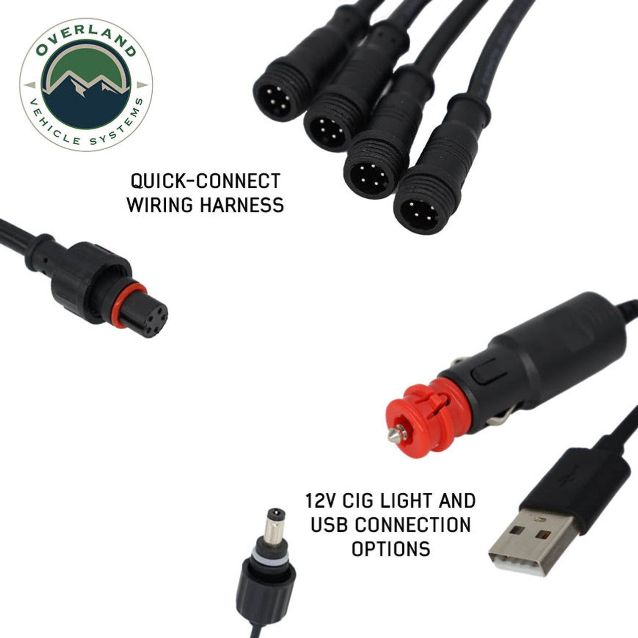 4 Piece Universal Bed Cap & Tent LED Light Kit – Plug & Play RGBWW Cam ...