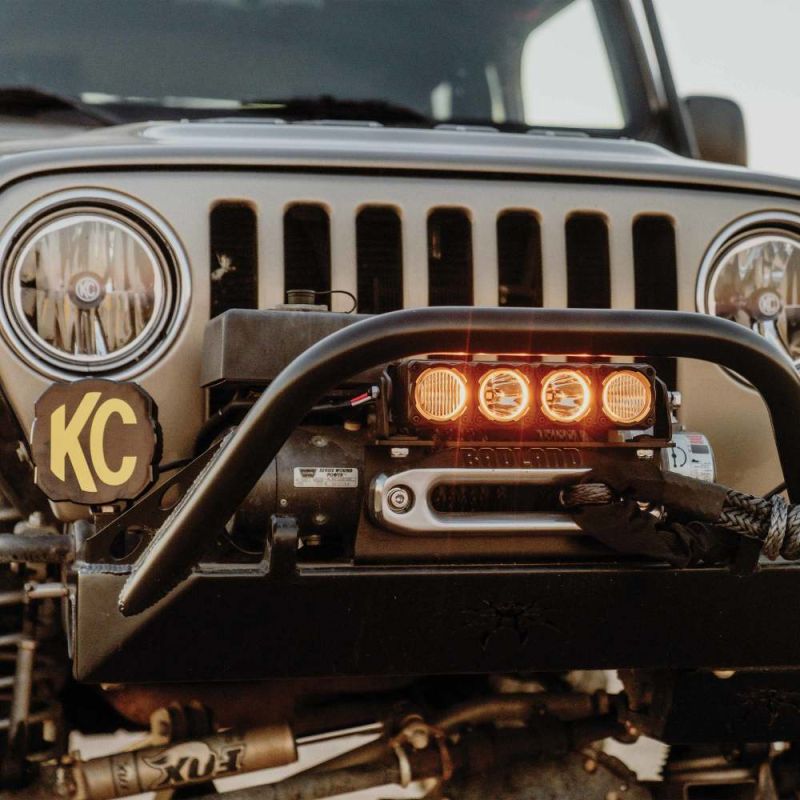 KC Hilites Adventure Further Winch Fairlead Light Mount-Recon Recovery