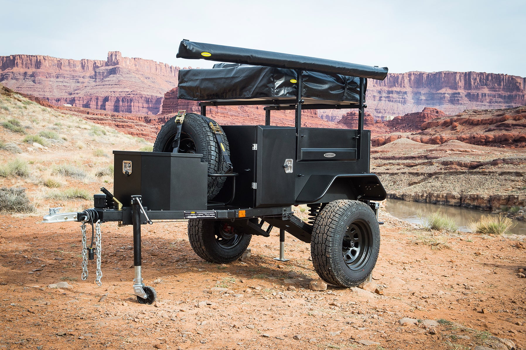 SB Scout Military Style Overlanding Trailer w/ Full Articulating ...