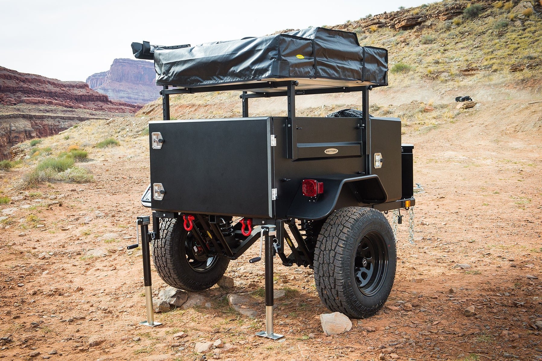 SB Scout Military Style Overlanding Trailer w/ Full Articulating ...