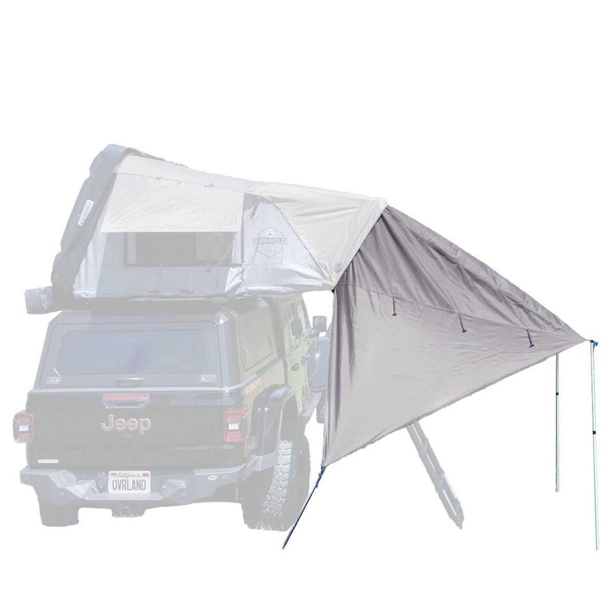 OVS HD Bushveld 4 Hard Shell Roof Top Tent Awning — Recon Recovery
