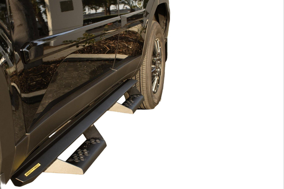 Angular Bolt on Drop Steps for 2024-2026 Toyota Land Cruiser - Textured ...