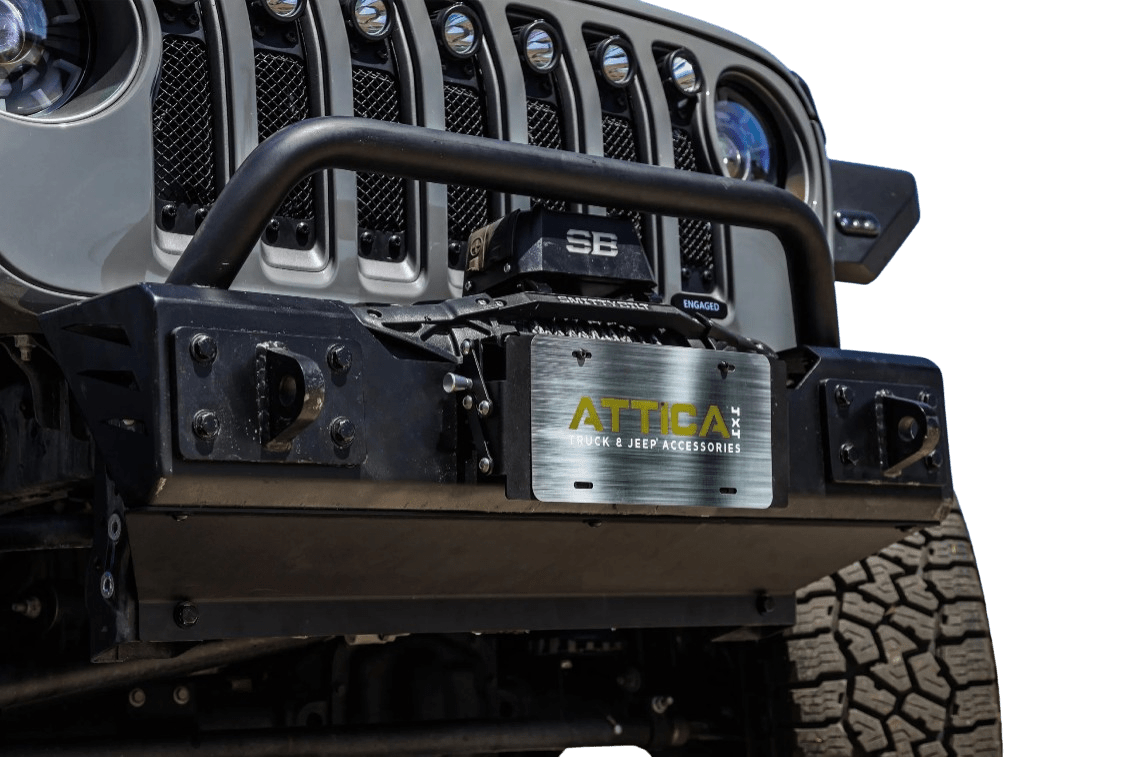 Attica 4x4 Apex Series Front Bumper Skid Plate for 2019-2025 Jeep Wran ...