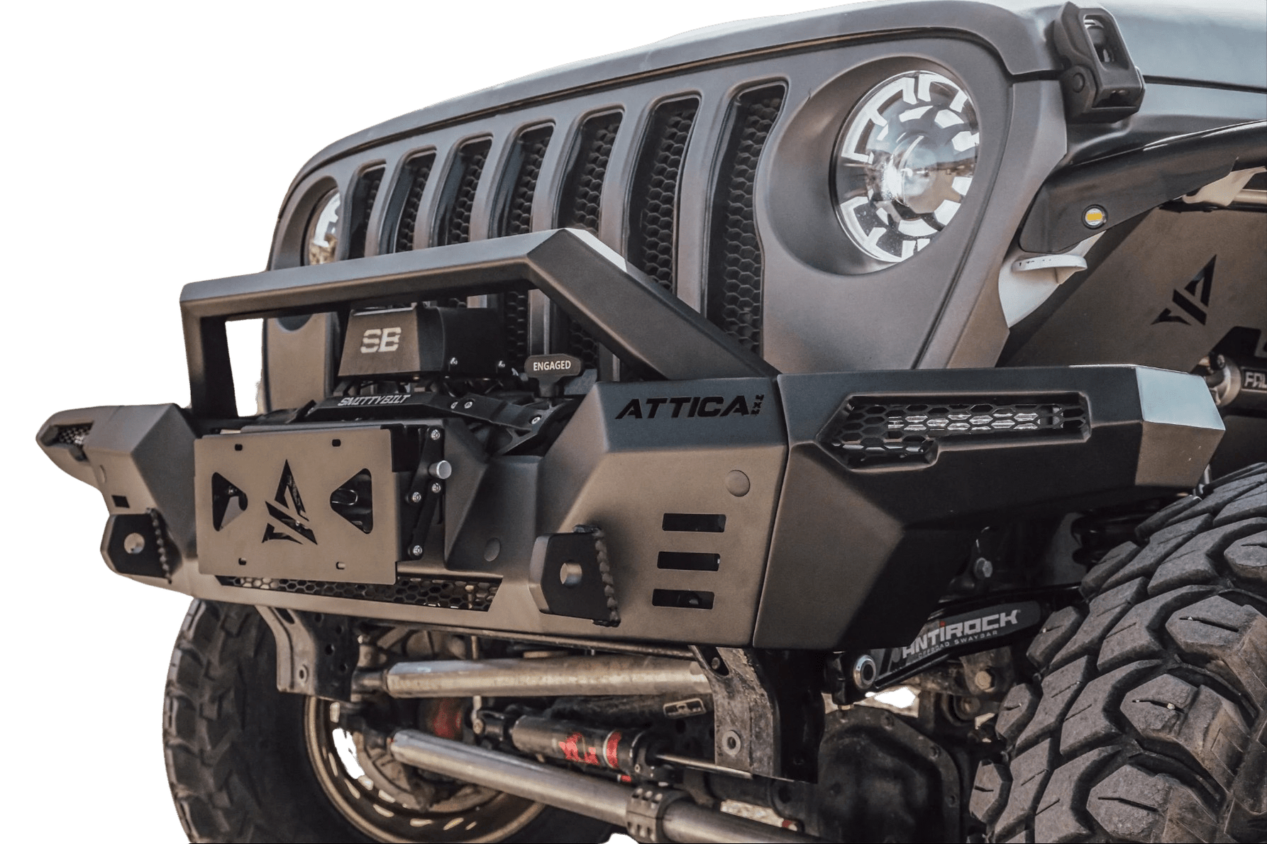 Attica 4x4 Frontier Series Front Bumper for 2019-2025 Jeep Wrangler JL ...