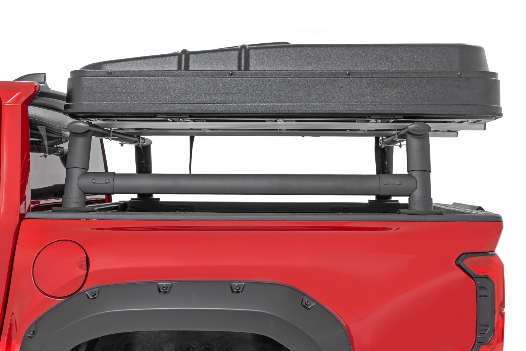 Rough Country Aluminum Overland Bed Rack for 2024 Toyota Tacoma - Reco ...