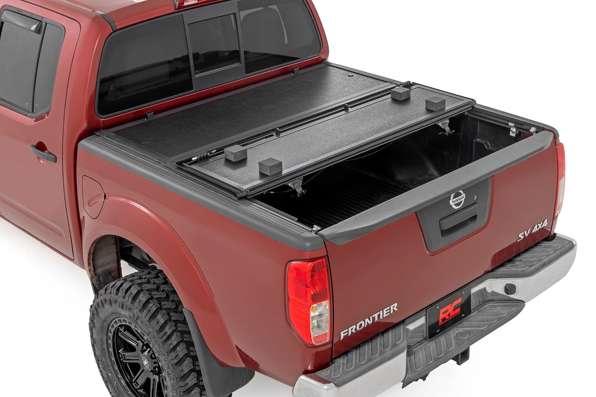 RC Hard Fold Aluminum Tonneau Cover 2005-2021 Nissan Frontier 5' Bed ...