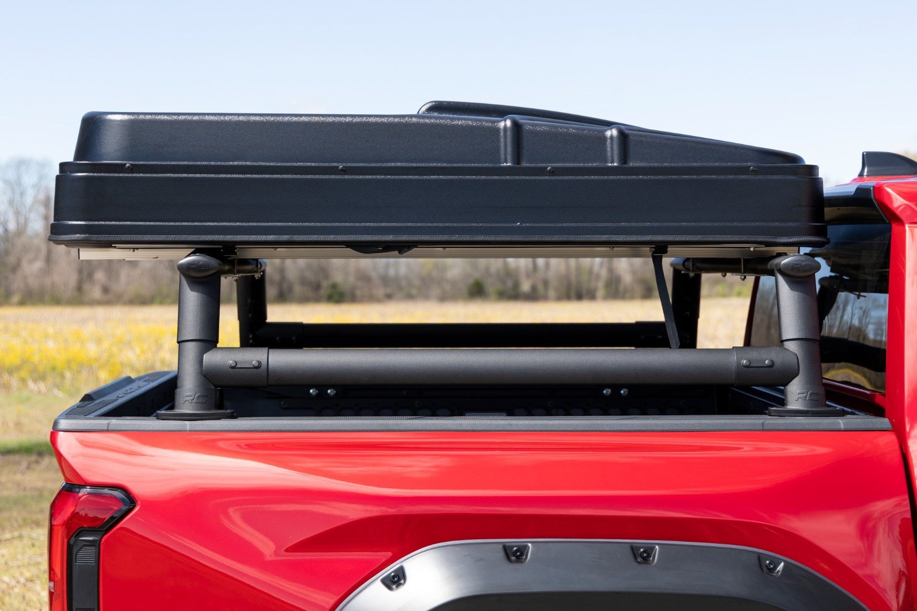 Rough Country Aluminum Overland Bed Rack for 2024 Toyota Tacoma - Reco ...