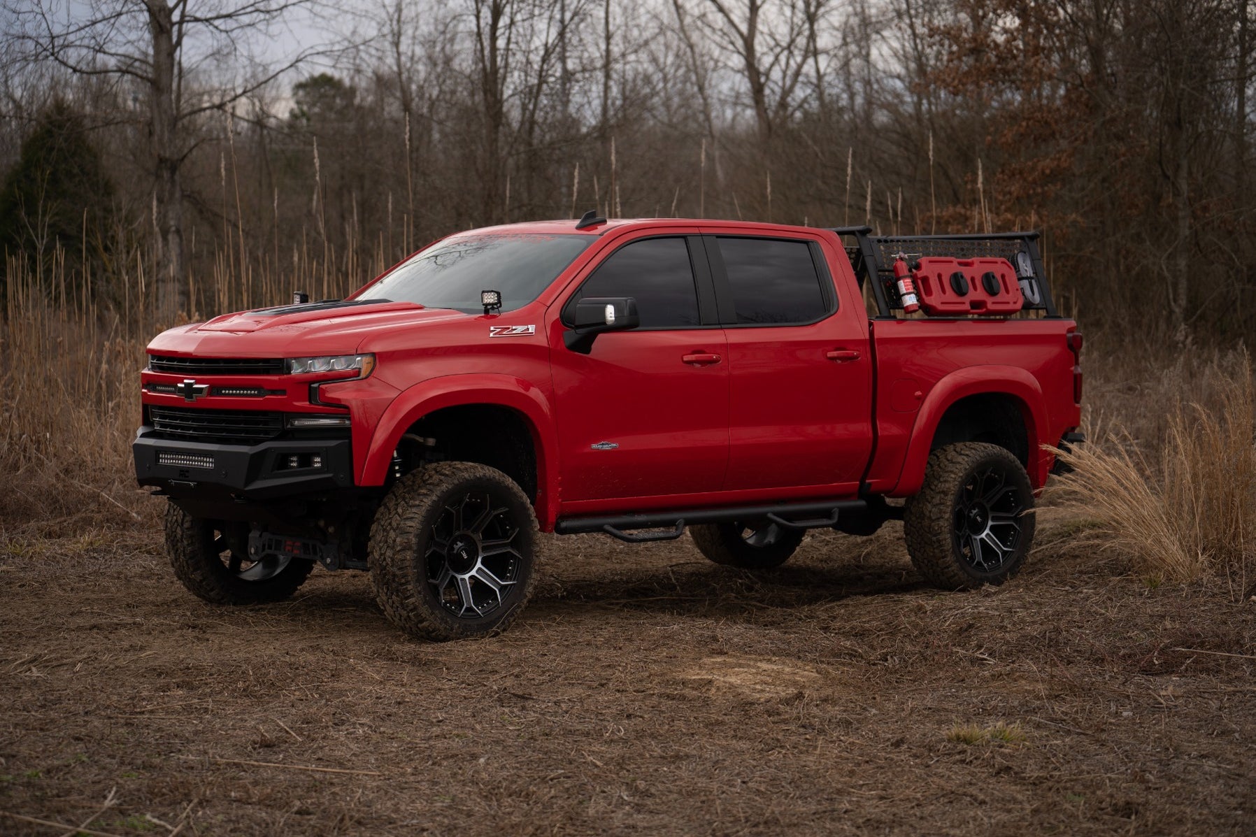 Rough Country 10201 Aluminum Overland Bed Rack for 2019-2024 Chevy Sil ...