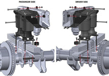 ReadyAir Load Leveling Air Bag Kit 20-26 Silverado & Sierra 2500 3500 ...