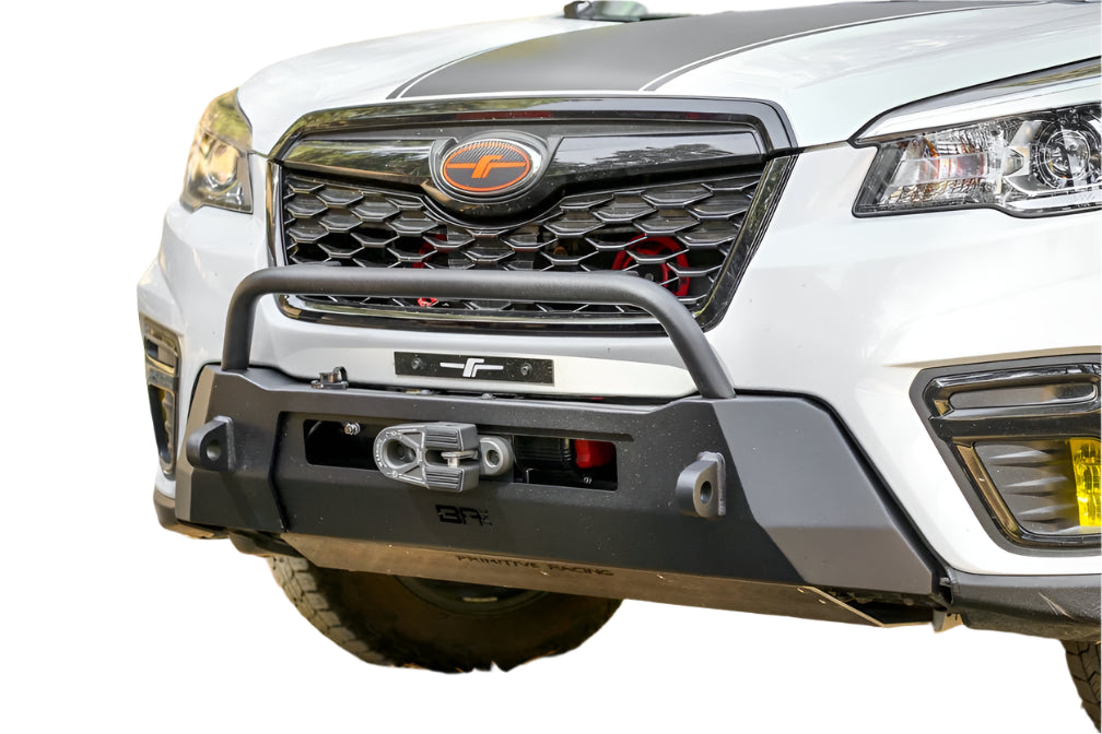 Body Armor 4x4 SU-19340 Hiline Front Winch Bumper for 2019-2024 Subaru ...
