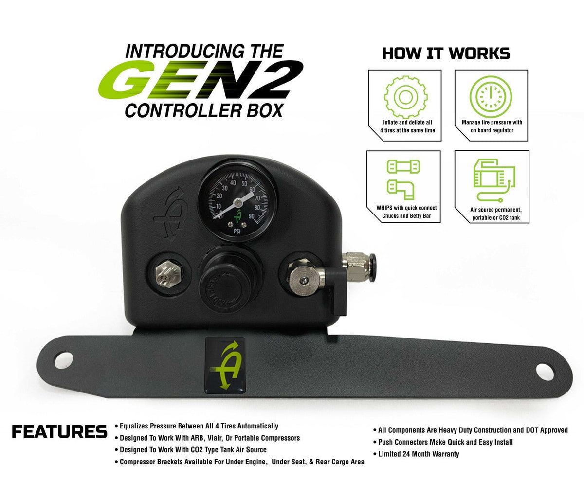 Overland Vehicle Systems 4 Tire Inflation System for 2018-2024 Jeep Wr ...