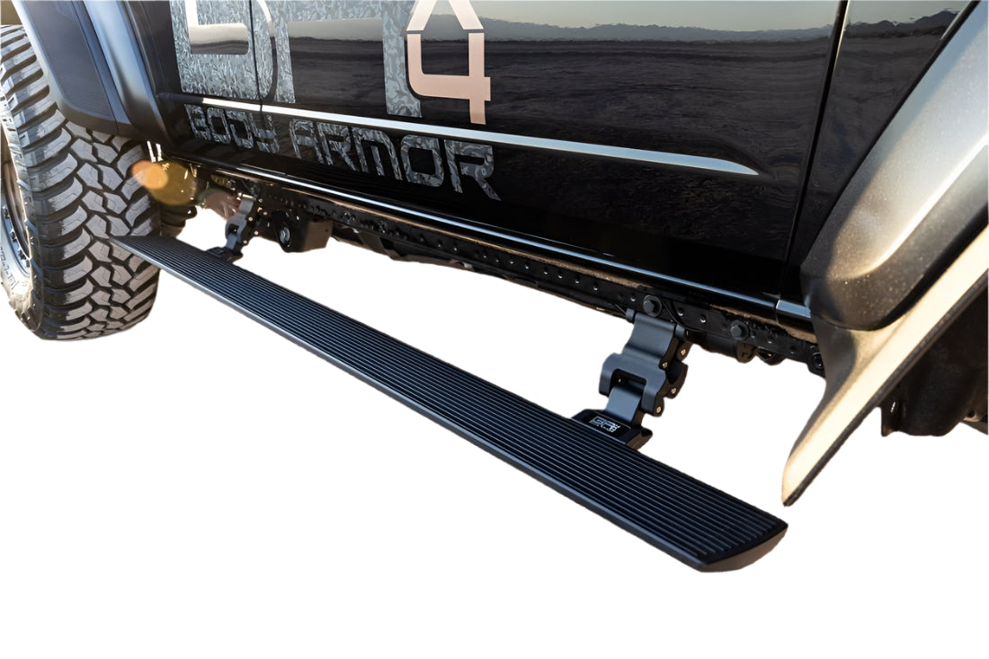 Body Armor 4x4 Electric Drop Down Running Boards 21-26 Ford Bronco 2DR ...