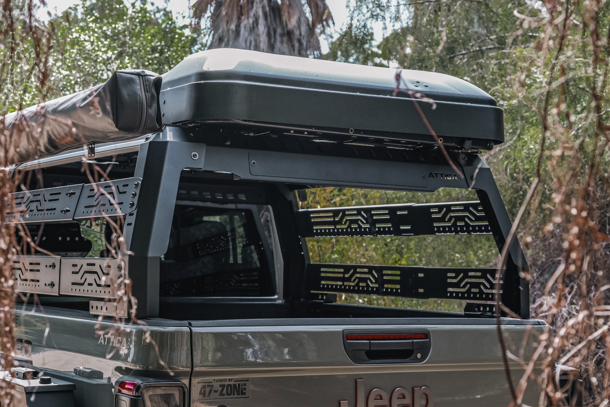 Attica 4x4 Frontier Series Overland Cab Height Bed Rack for 2019-2024 ...