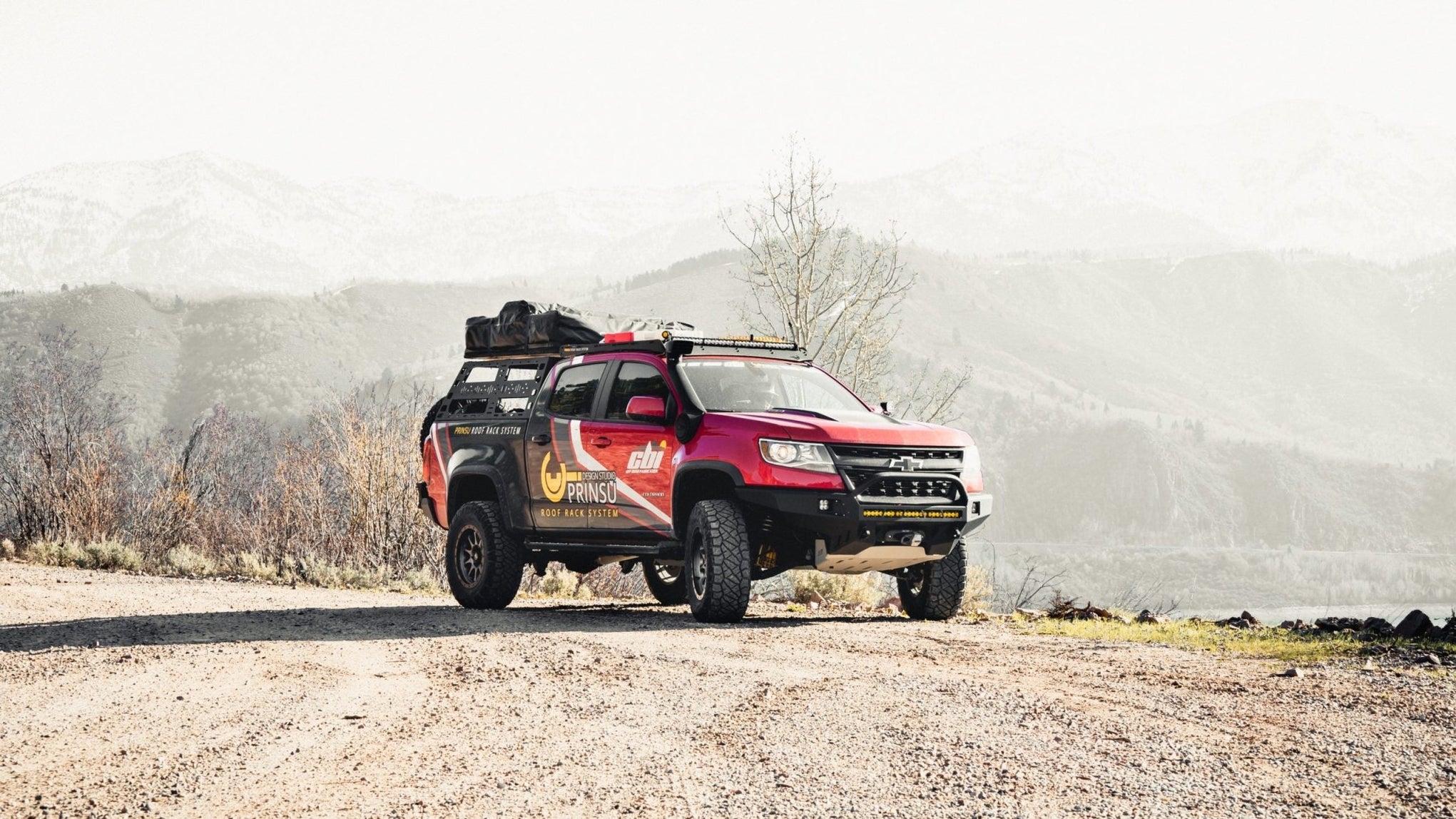 CBI Prinsu Offroad Overland Cab Height Bed Rack for 2014-2022 Ford Ran ...