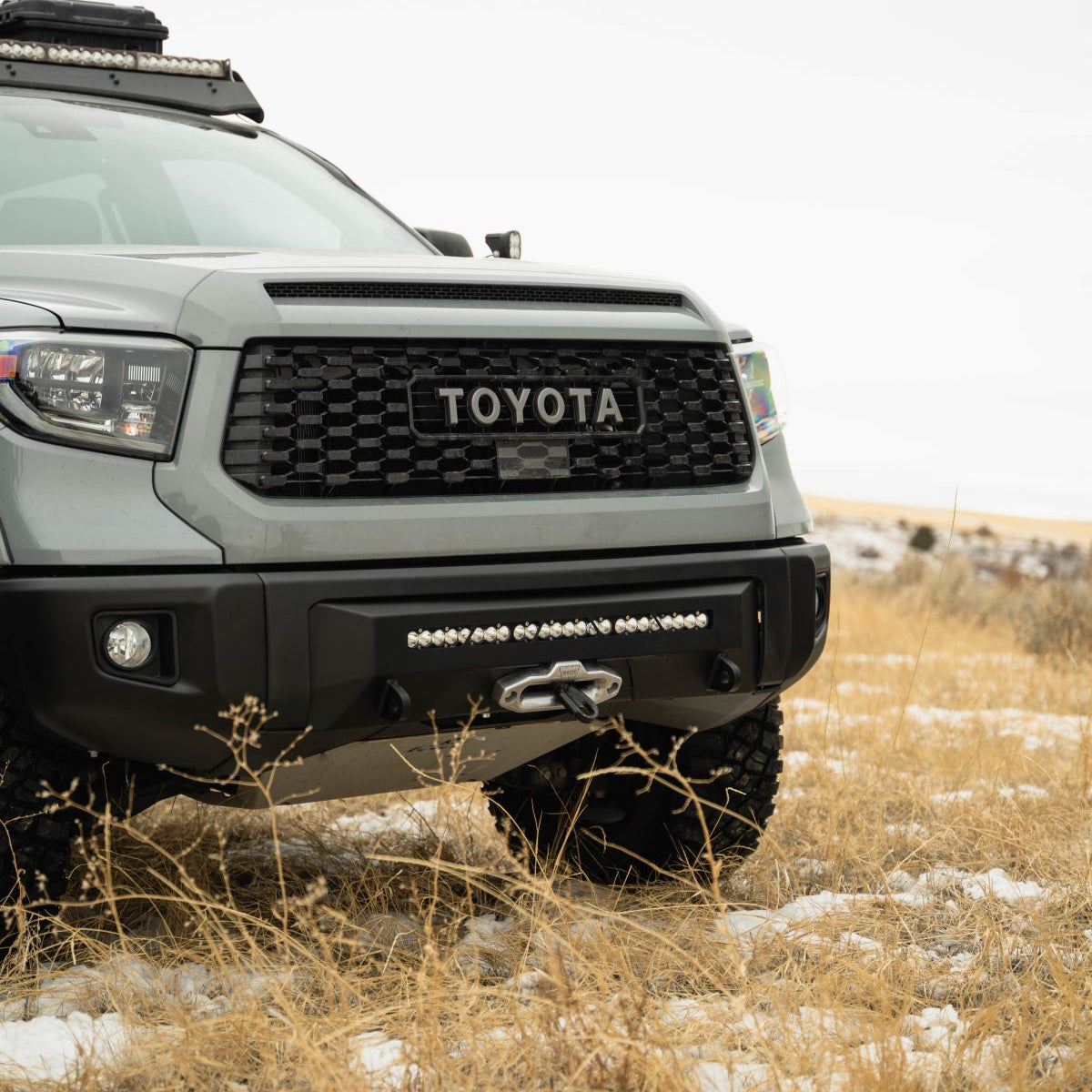 CBI Offroad Covert Front Bumper for 2014-2021 Toyota Tundra- Black Sat ...