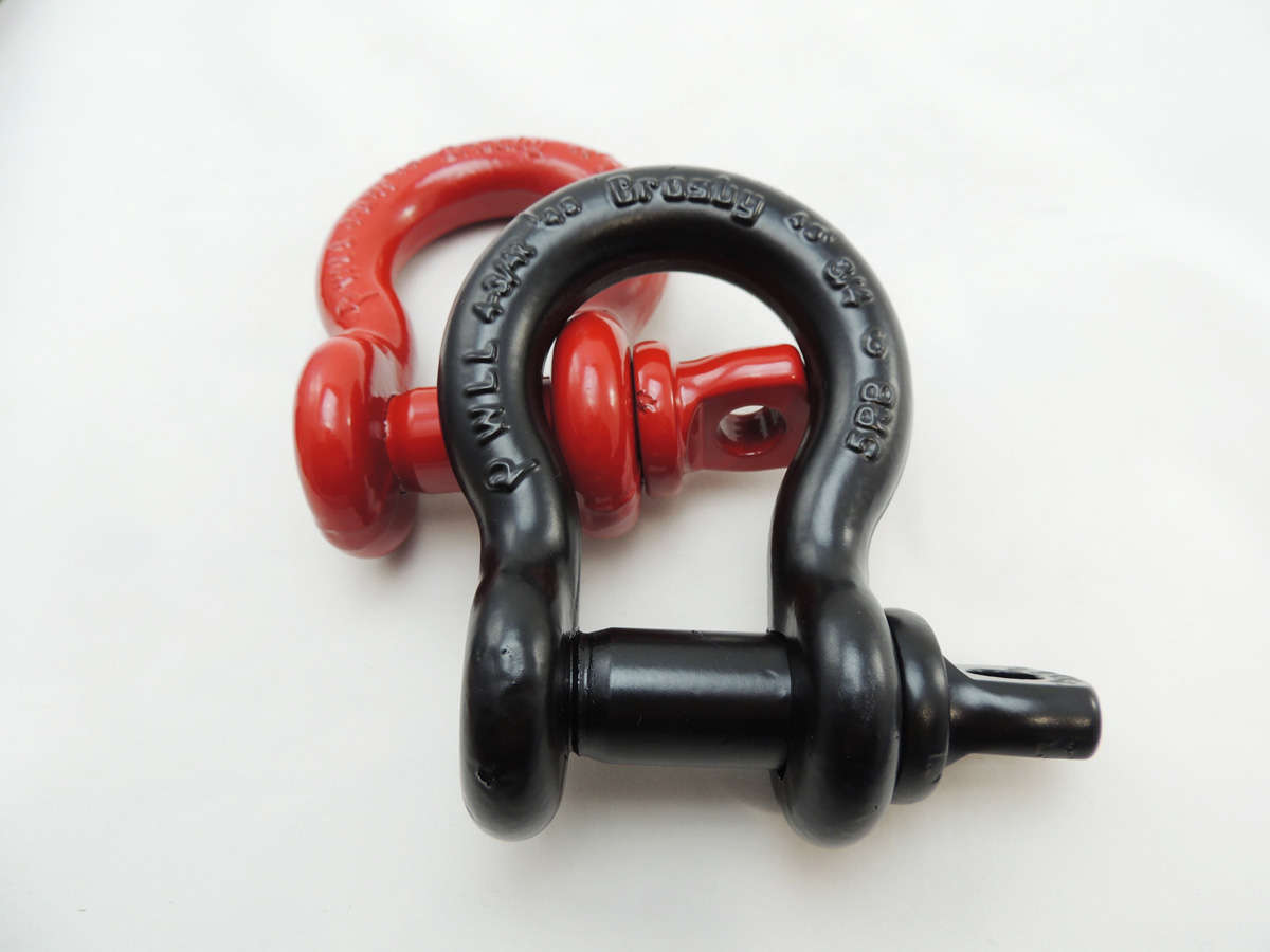 Factor 55 D-Ring - 4.75 Ton Load Rating 3/4in. Red or Black, Sold ...
