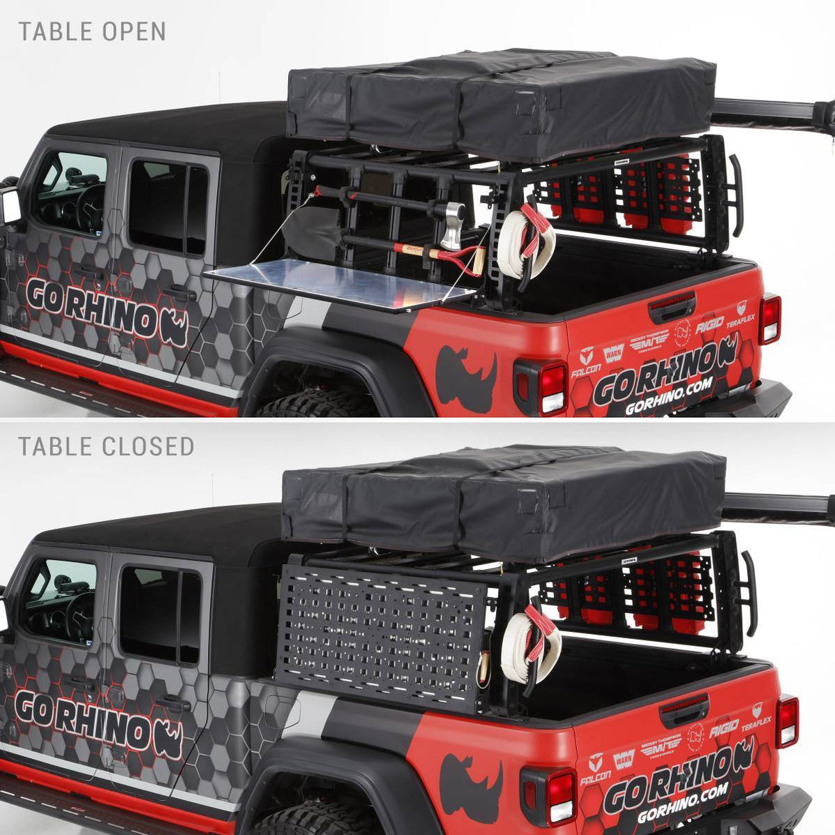 Go Rhino XRS Overland Bed Rack / SRM Roof Rack Accessories - Recon Recovery