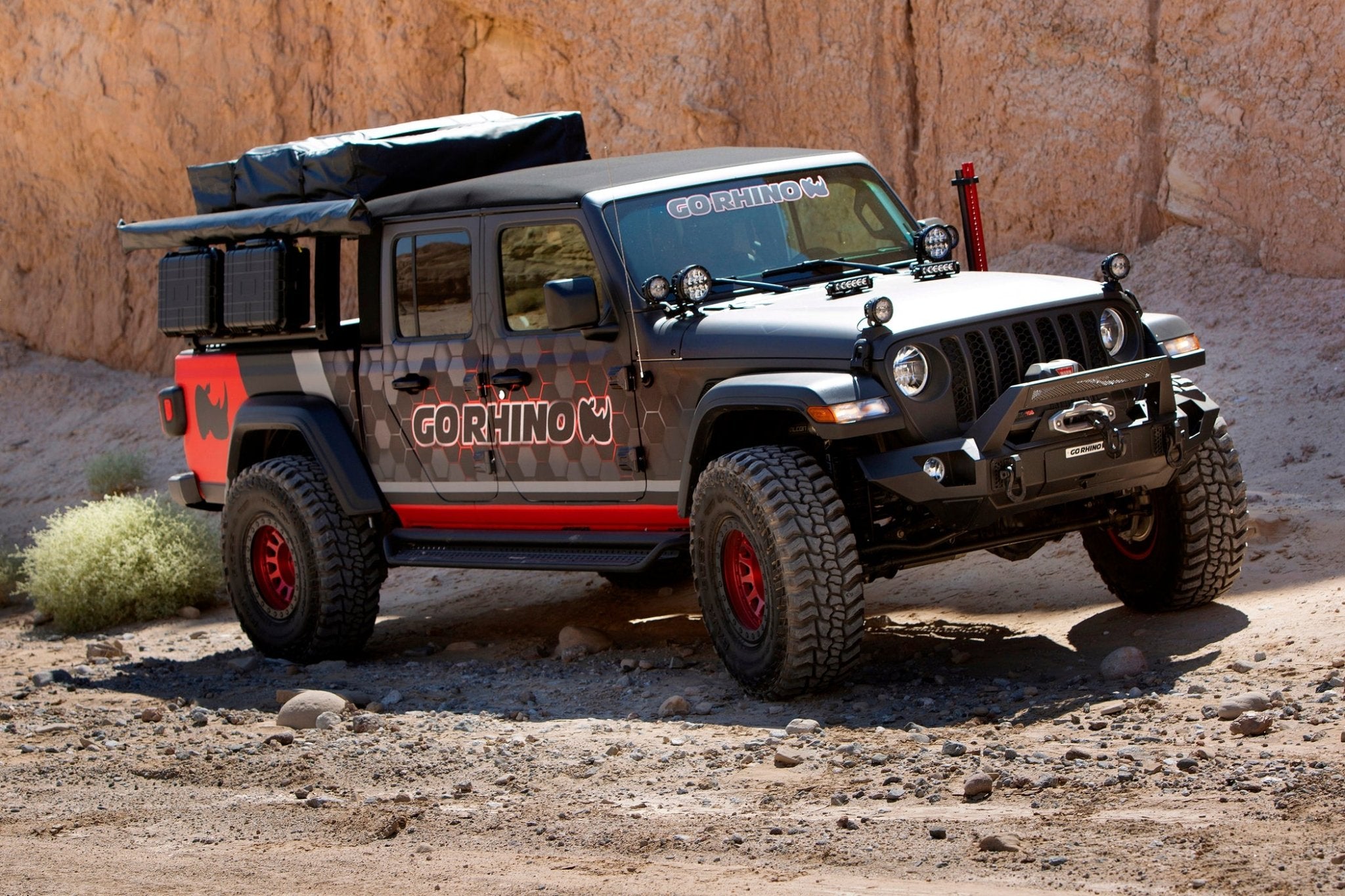 Go Rhino 5950000T XRS NO DRILL Overland Xtreme Bed Rack - 2020-2024 ...