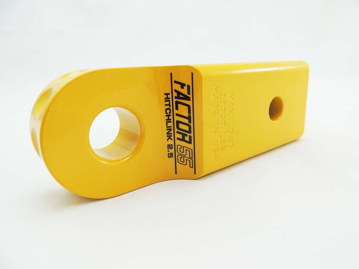 Factor 55 00022-03 Receiver D-Ring Mount - 9 Ton Load Rating, Yellow ...