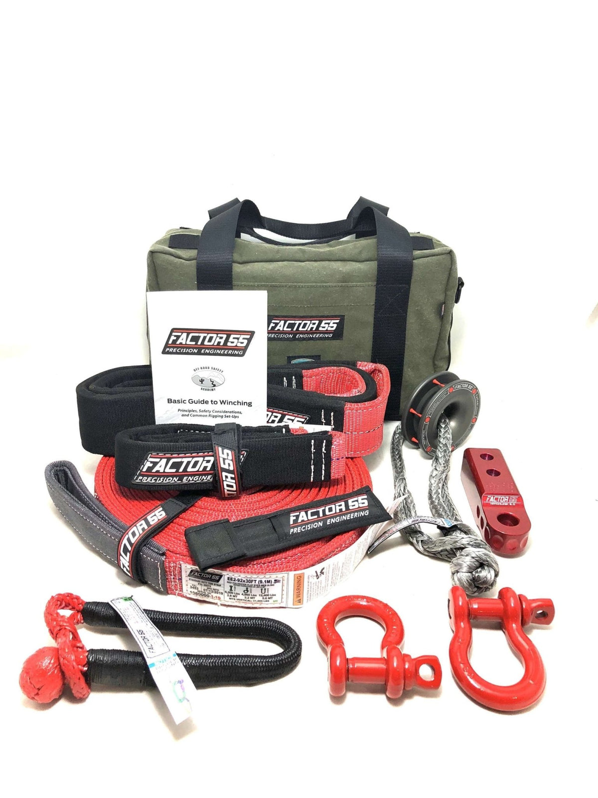 Factor 55 Sawtooth Vehicle Recovery Kit Medium Size (Select Color & Ba ...
