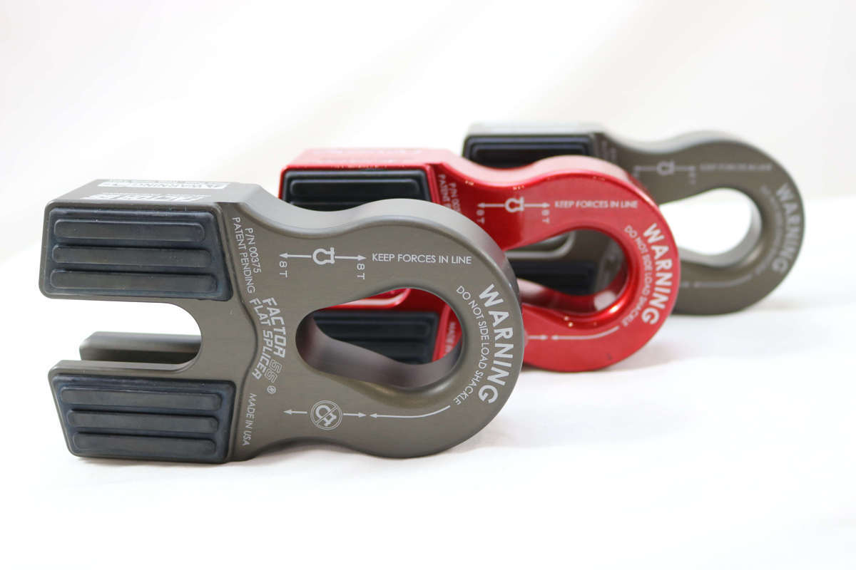 Factor 55 FlatSplicer Winch Shackle Mount- For up to 1/2 in. Synthetic ...
