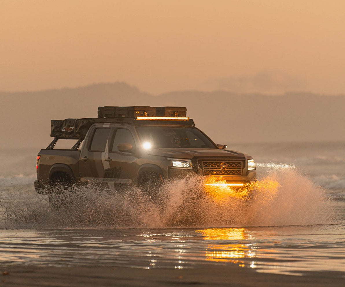 CBI Offroad Covert Front Bumper for 2022-2024 Nissan Frontier- Black S ...