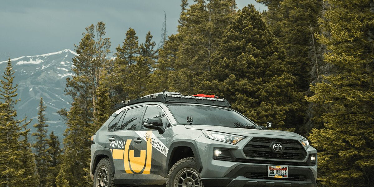 Prinsu Roof Rack for 2019-2024 Toyota Rav4 - Black Powder Coat — Recon ...
