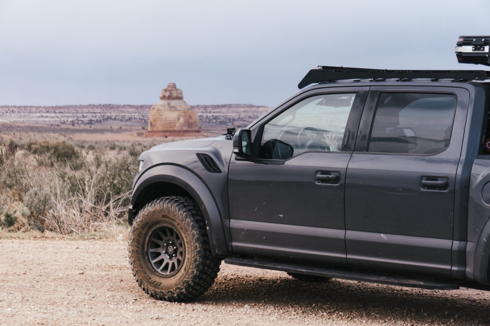 Prinsu Roof Rack for 2015-2017 Ford F150 & Raptor SuperCrew- Black Pow ...