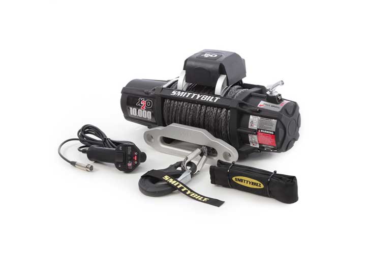 SmittyBilt X2O GEN2 Waterproof 10k Synthetic Wireless Winch 6.6hp -Rec ...