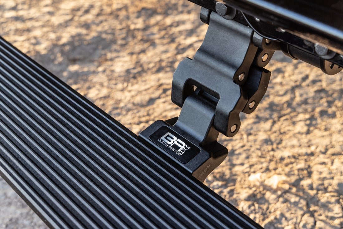 Body Armor 4x4 E-Power Drop Down Running Boards Steps for 2017-2024 Fo ...